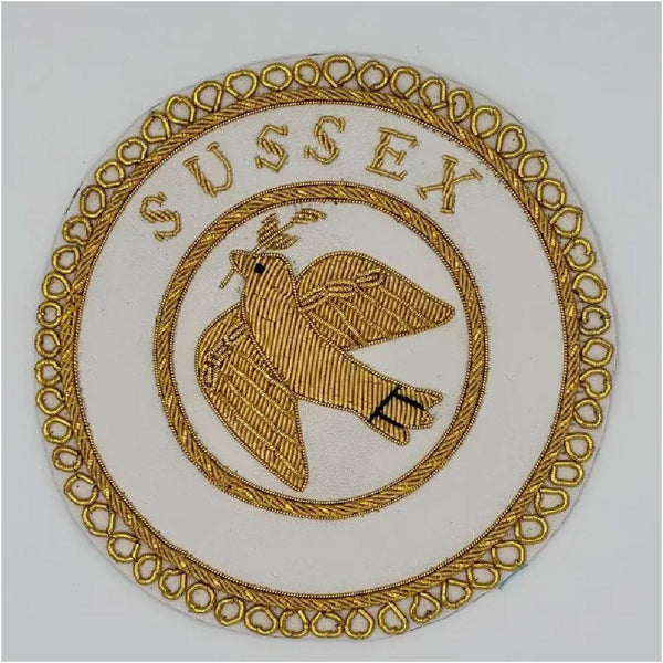 Masonic Regalia FULL DRESS SUSSEX Apron Badge - Regalia Empire